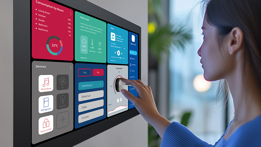 Wheel on Display - Intuitive HMI control from DATA MODUL